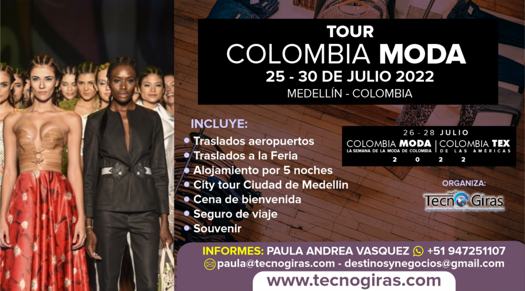 Tour Colombia Moda 2022 – Tecnogiras